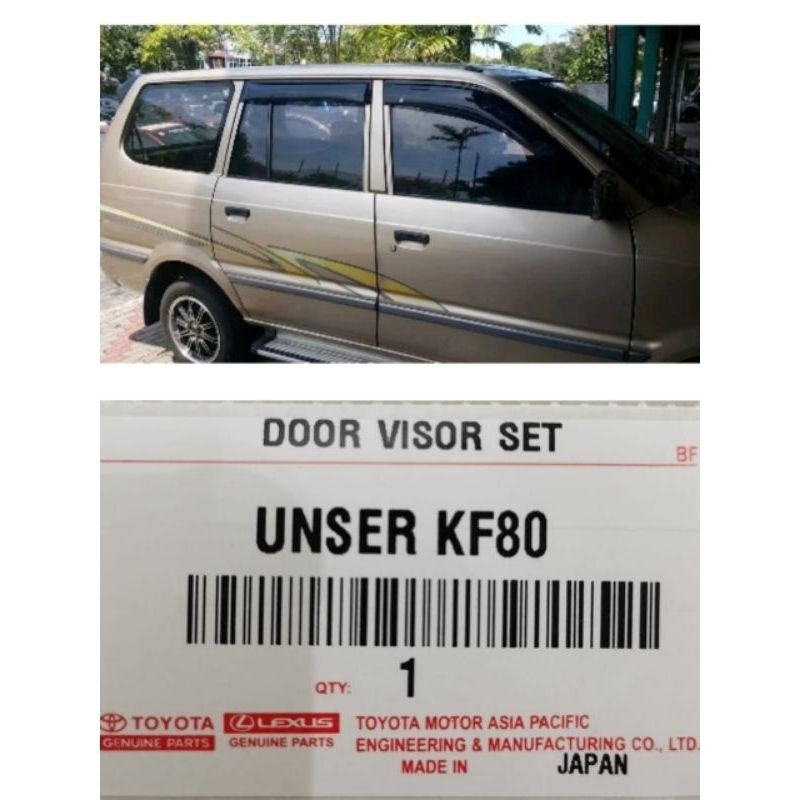 TOYOTA UNSER KF80 DOOR VISOR 1999-Above | Shopee Malaysia