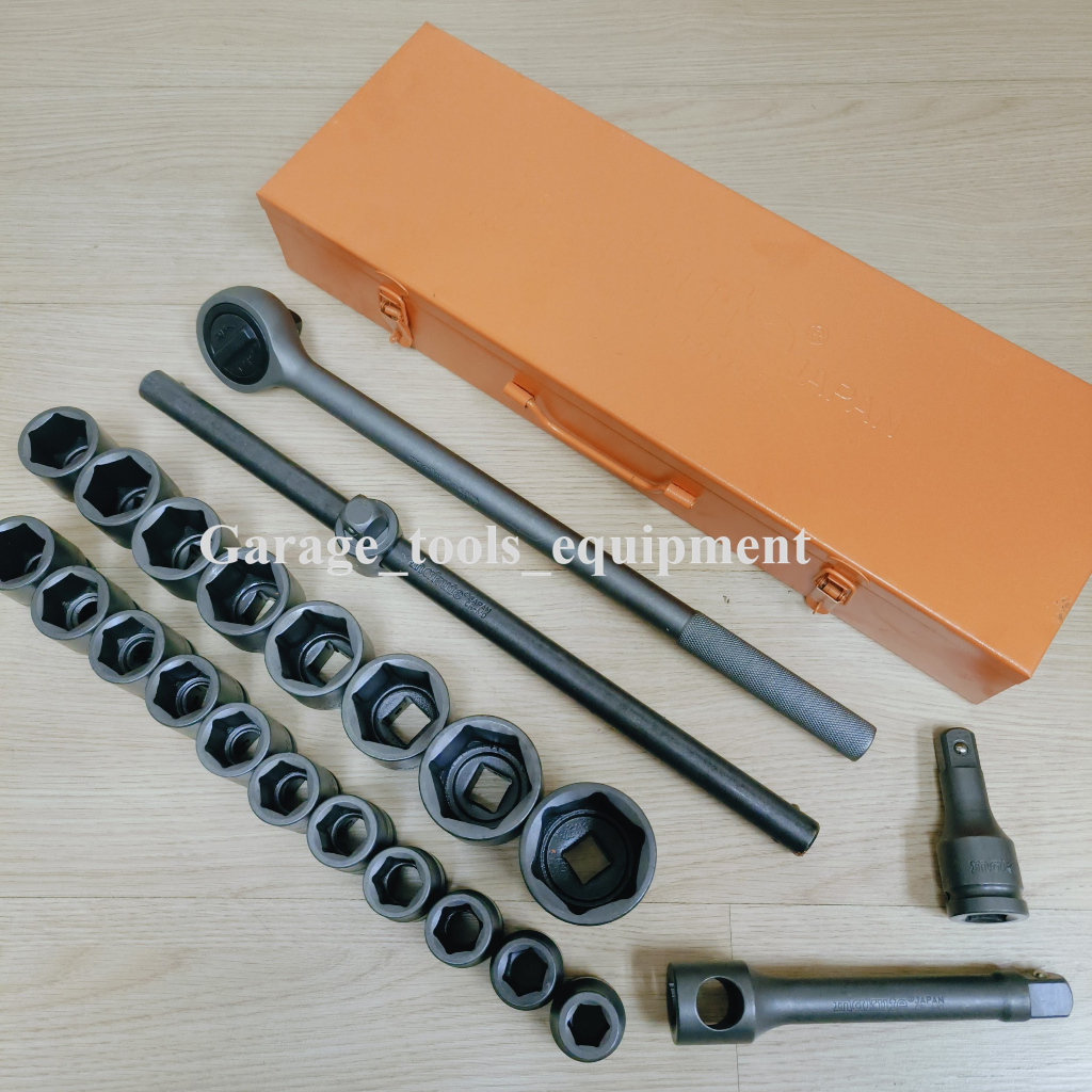 Makute 3/4" DR Heavy-Duty Impact Box Socket Set 17mm~50mm | JAPAN ...