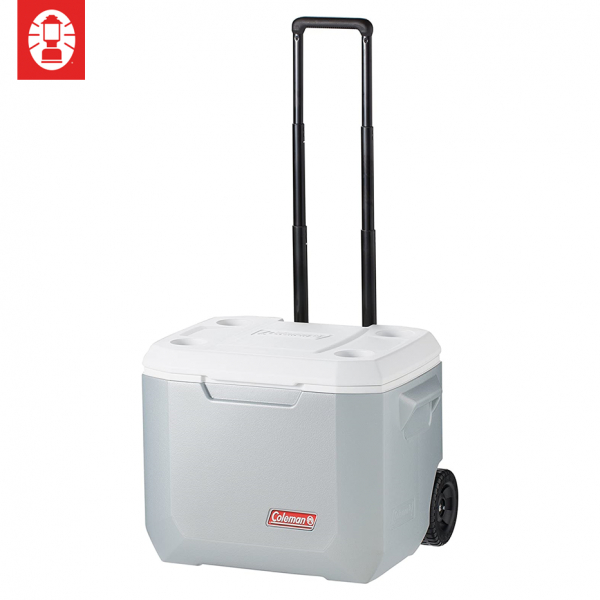 COLEMAN fishing cooler box 50QT/47L WHEEL XTREME SILVER | Shopee Malaysia
