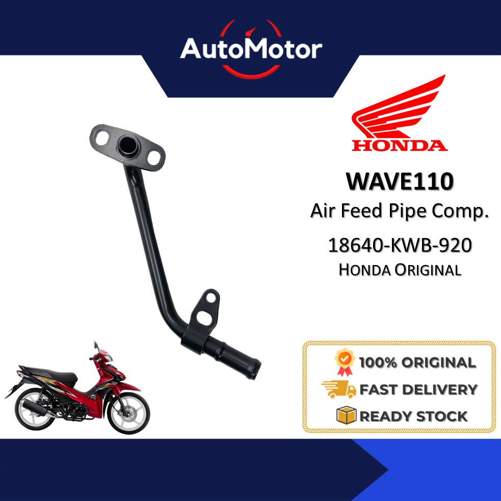 100% ORIGINAL HONDA WAVE110 DASH DASH2 PIPE - AIR VALVE ASSY 18640-KWB ...