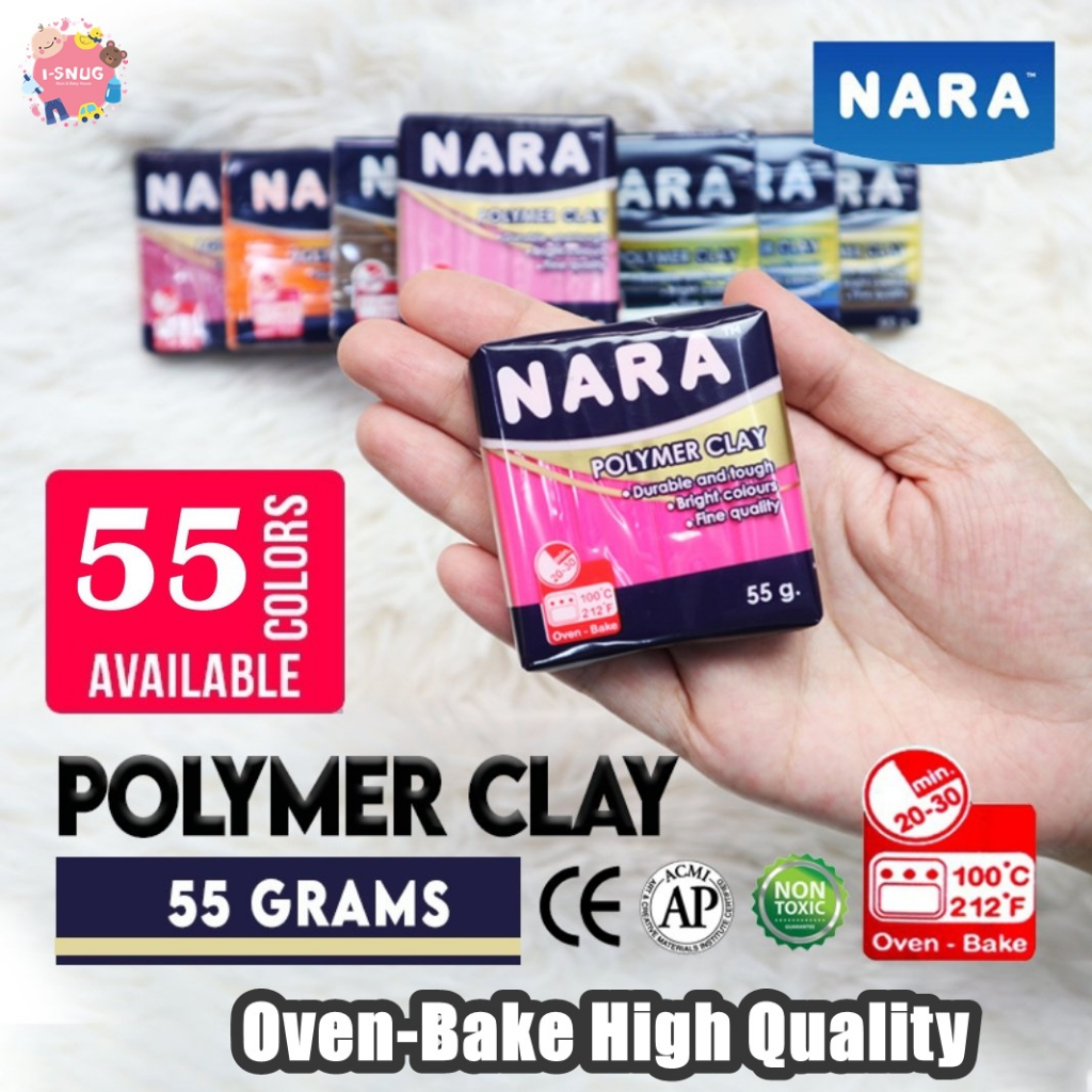 Nara Oven-Bake High Quality Polymer Clay 55gm - DIY Jewelry Making ...