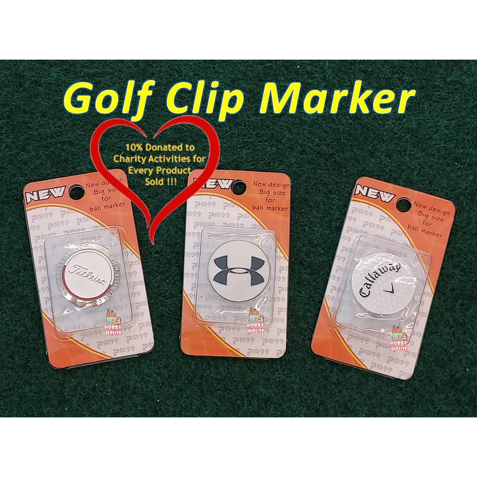 Magnetic Cap Clip Marker/ Golf Green Ball Marker/ Golf Cap Clip Marker ...