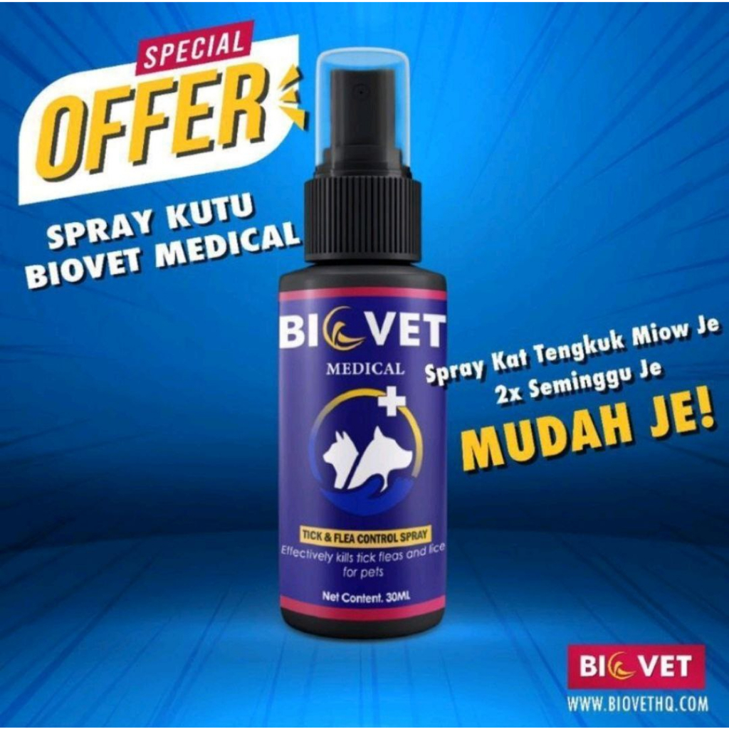 SPRAY KUTU KUCING BIOVET 100% ORIGINAL | Shopee Malaysia