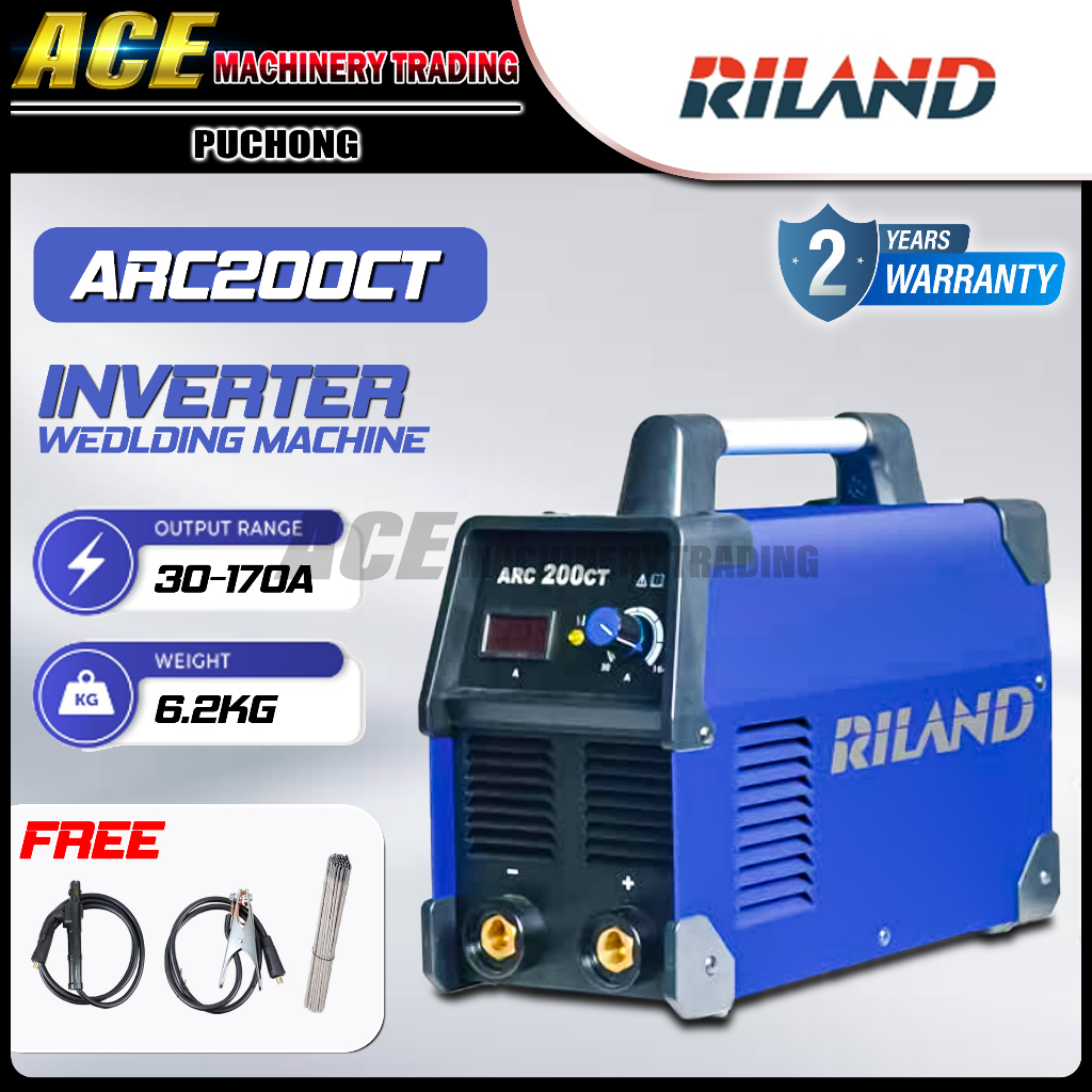 RILAND ARC200CT Heavy Duty Welding Machine 2 Year Warranty High ...