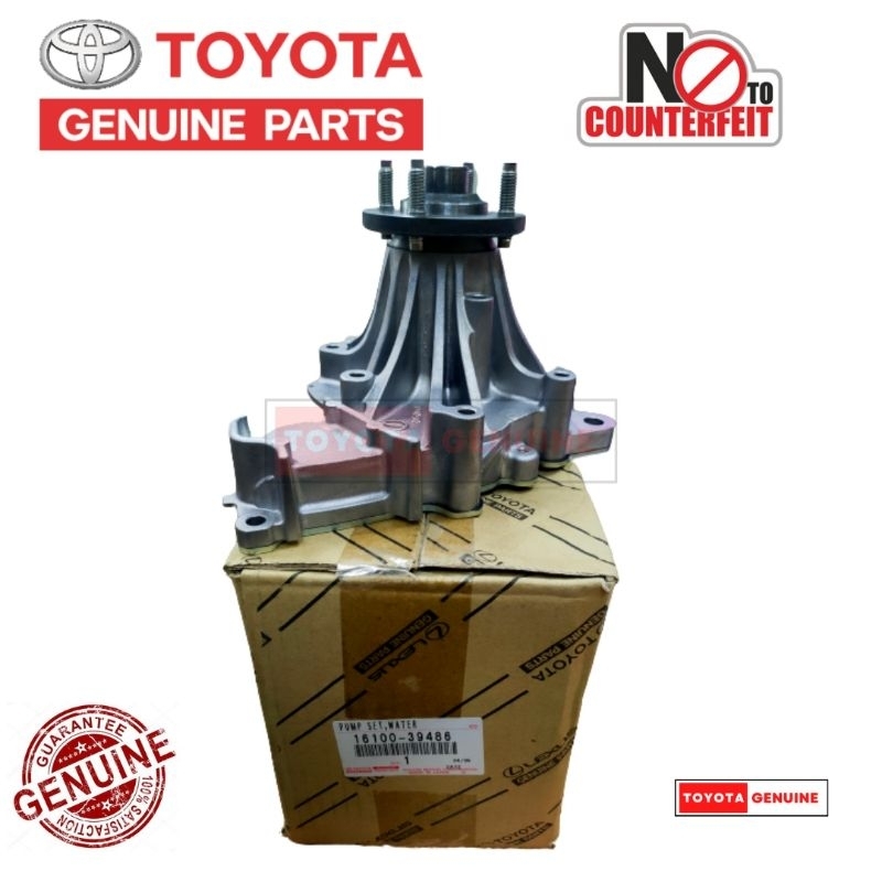 Toyota Original Water Pump For Hilux Vigo 2.5cc 3.0cc KUN25 KUN26 16100 ...