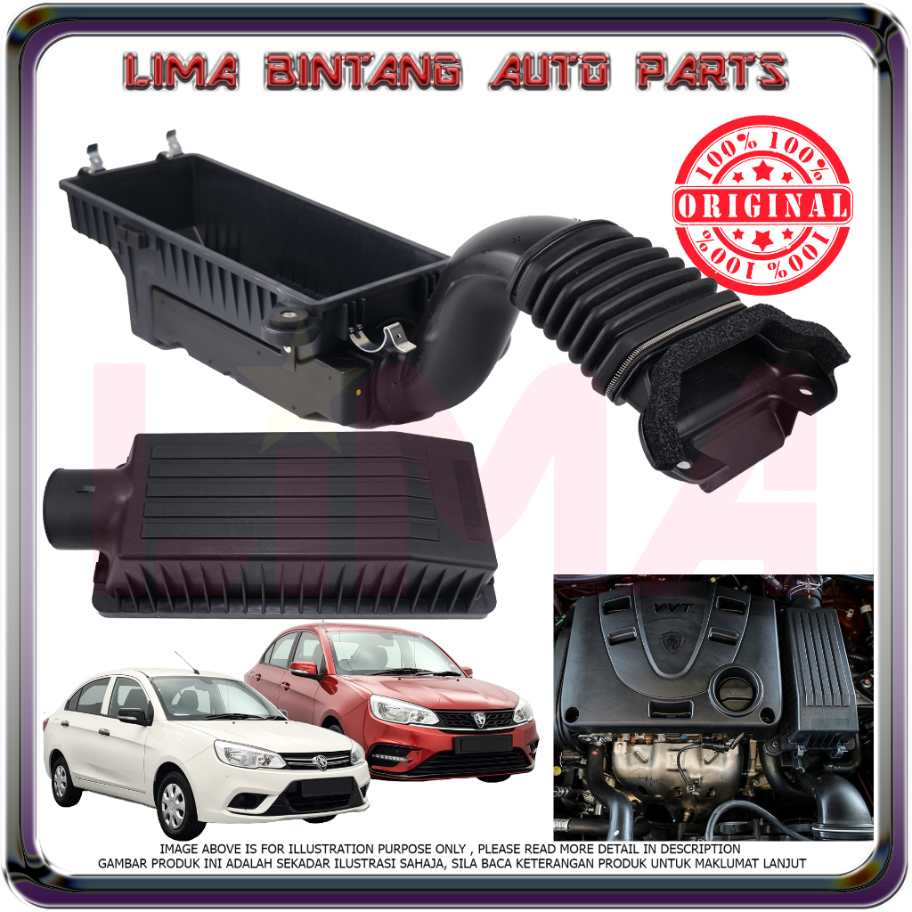 Proton Saga VVT Engine Air Filter Housing Cover Top / Bottom *Original ...