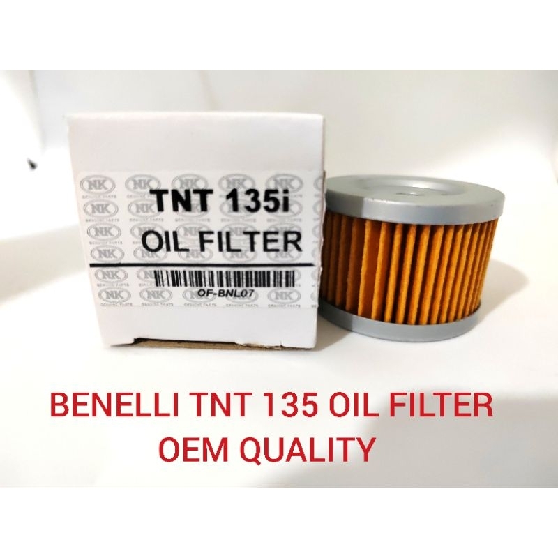 BENELLI TNT 135 OIL FILTER | Shopee Malaysia