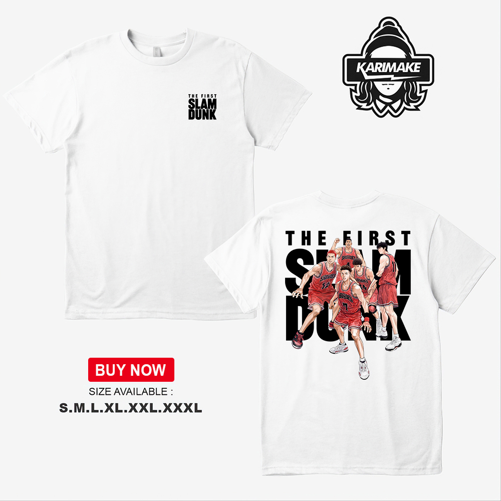 SLAM DUNK Fashion Oversize T-Shirt ANIME INSPIRED TEE SLAMDUNK HARUKO ...