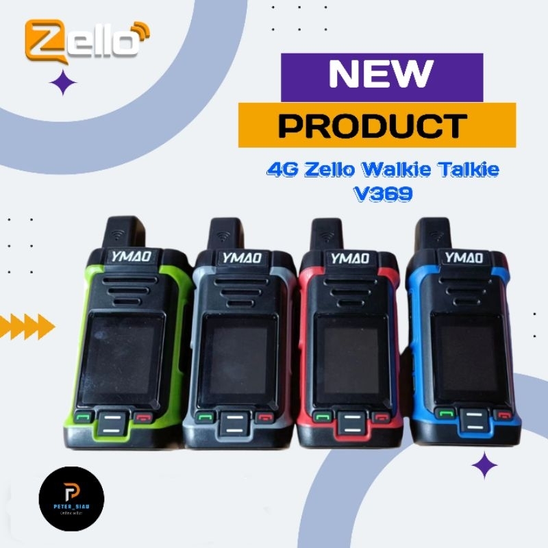 4G Zello Walkie Talkie V369 Colorful design | Shopee Malaysia