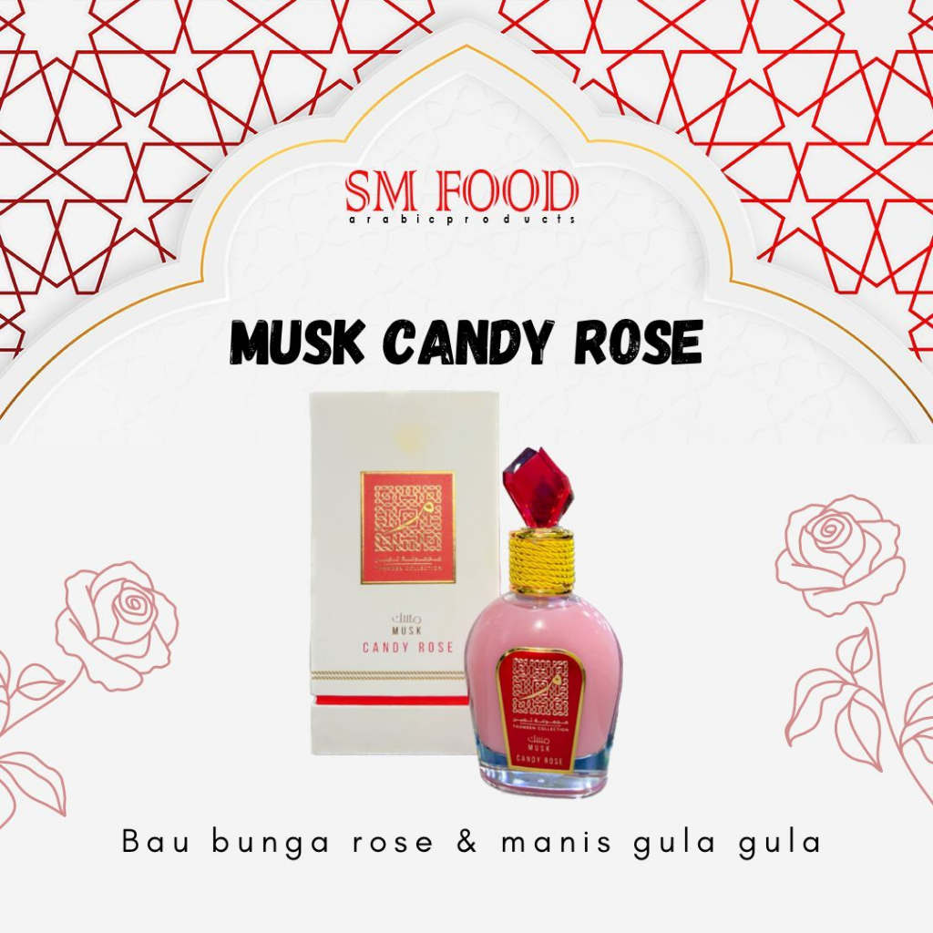 Perfume musk candy rose 100ml | Shopee Malaysia