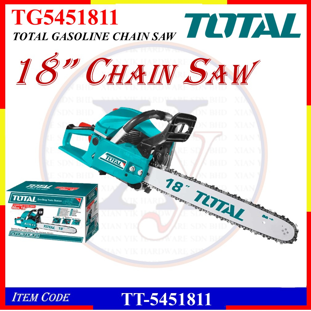 TT-5451811 (TG5451811) TOTAL 18" GASOLINE CHAIN SAW | Shopee Malaysia