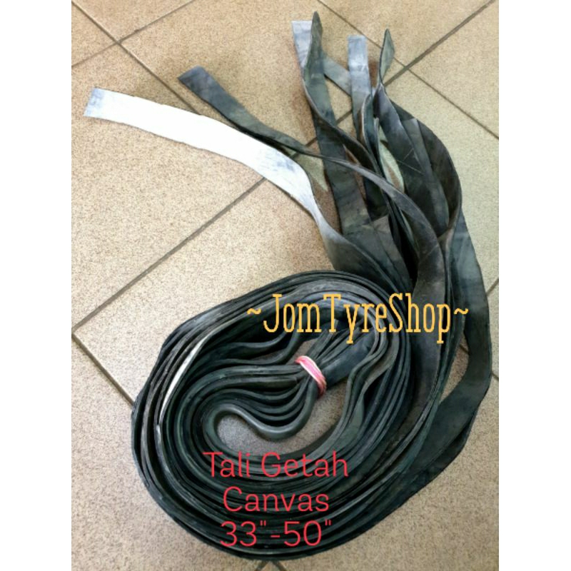 Tali Getah Kanvas Lori Siap Potong (12pcs/1set)Di potong dari tube ...