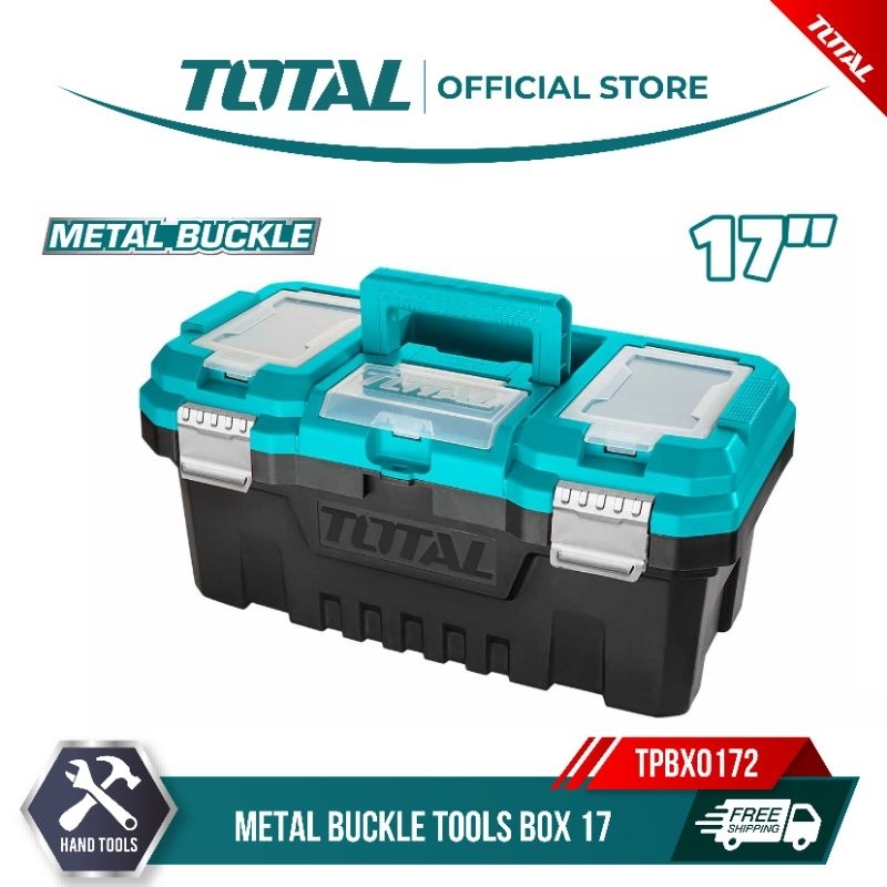 Total Tools Box with Metal Buckle (17" / 20") TPBX0172 / TPBX0202 ...