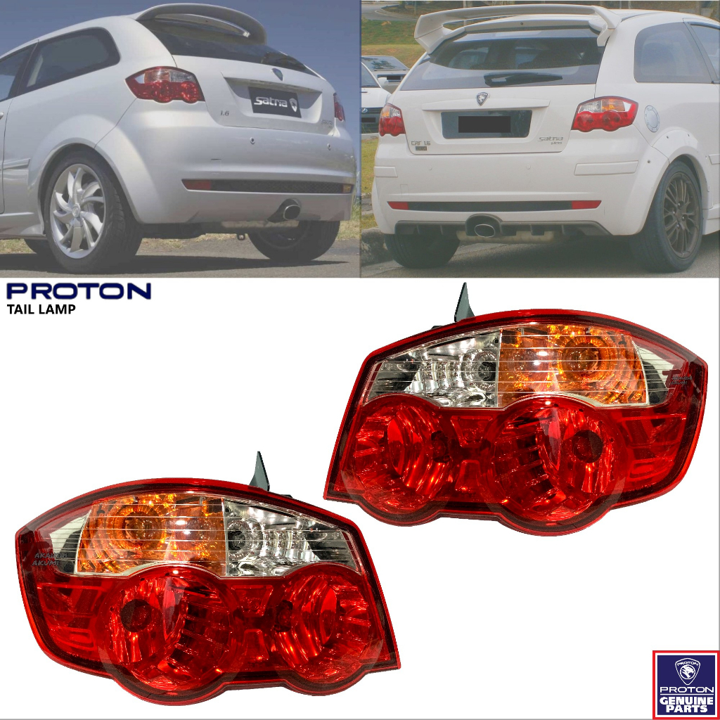 (ORIGINAL) Proton Satria NEO (R3) (2005) Rear Tail Lights Lampu Signal ...
