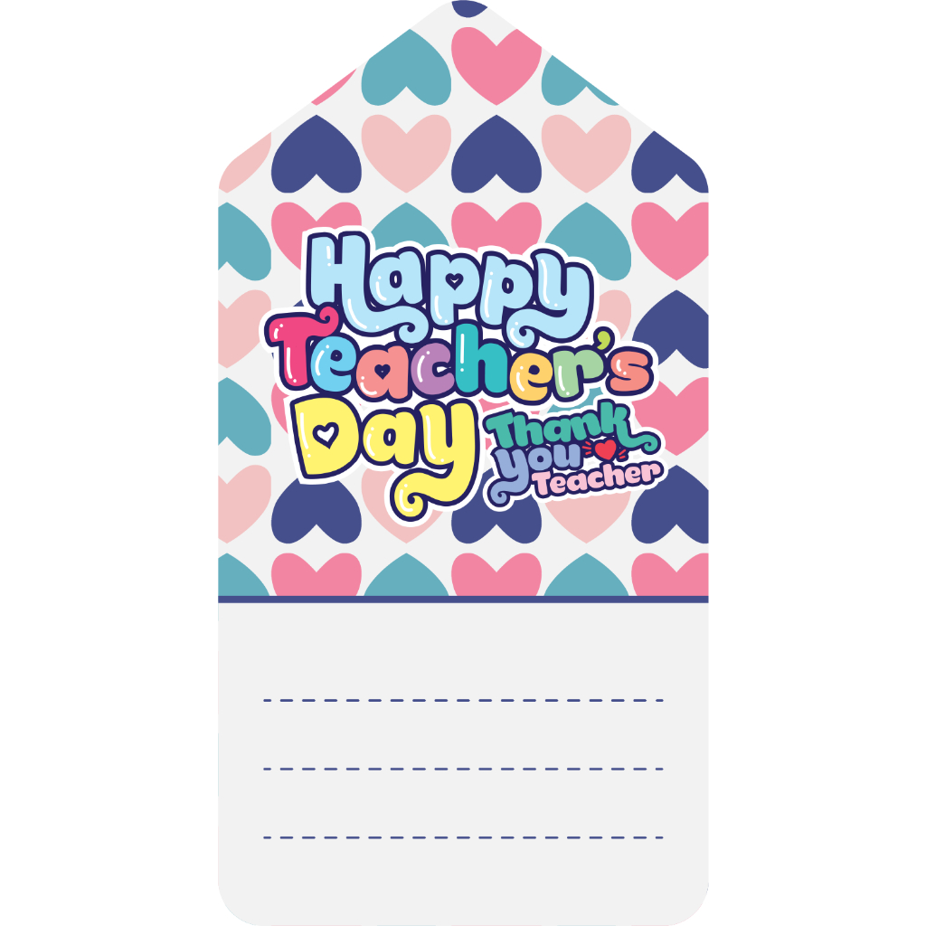 KAD TERIMA KASIH HARI GURU/TAG TQ CARD FOR TEACHERS DAY/BOOKMARK ...