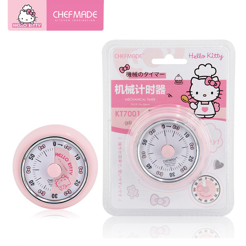 [CHEFMADE] HELLO KITTY MECHANICAL TIMER KT7001 | Shopee Malaysia