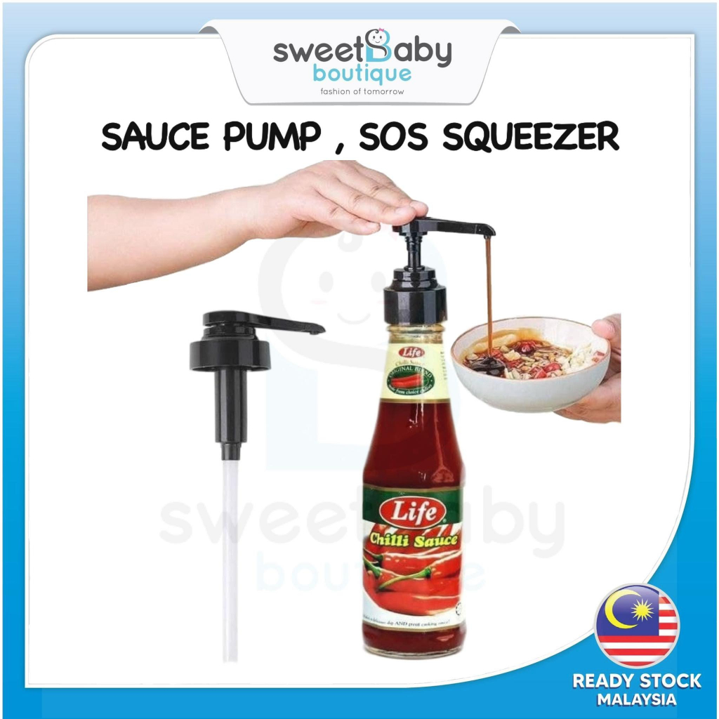 Household Oyster Sauce Pump Head Oil Chili Tomato Sauce Bottle Mouth Squeezer Soy Sauce Curry ...