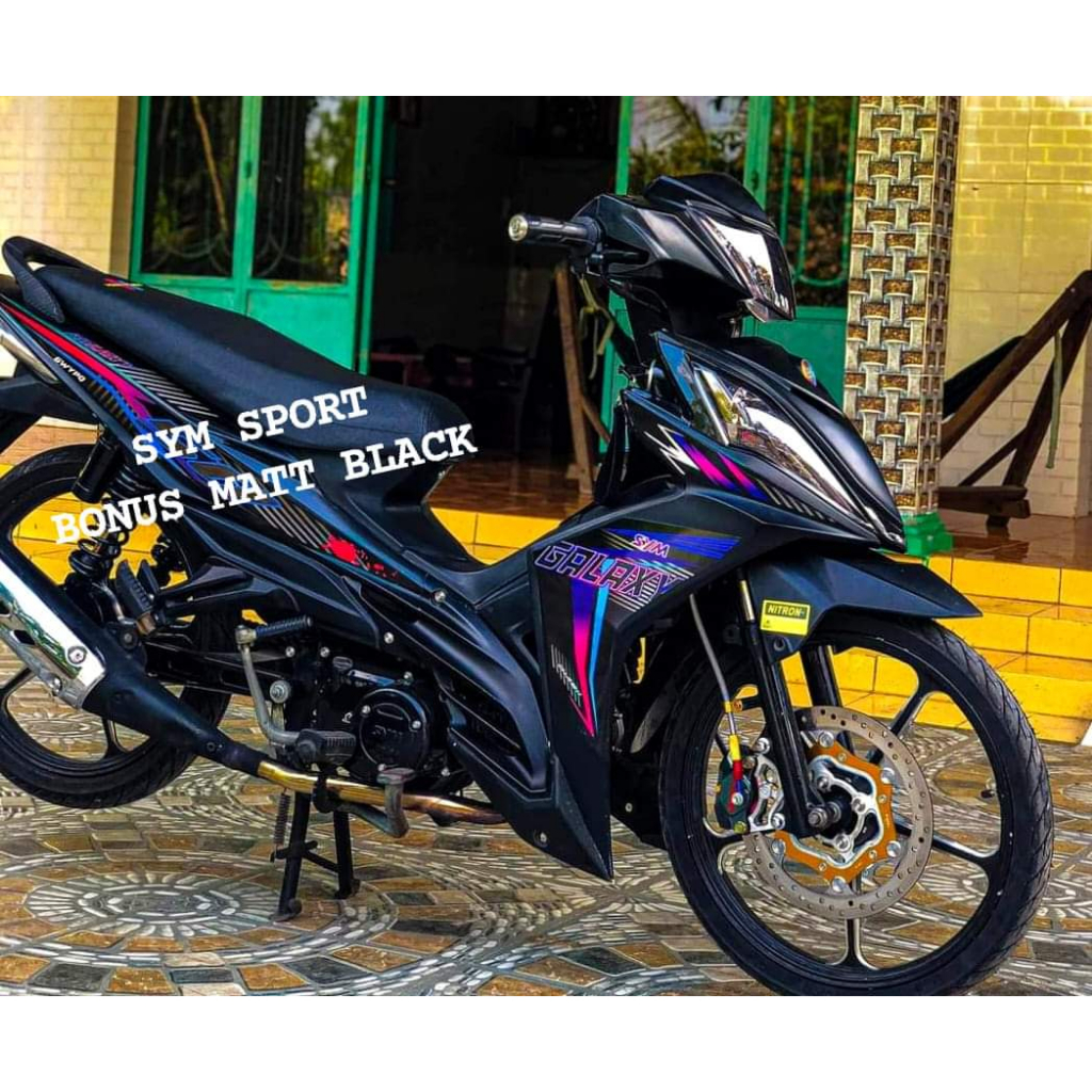 STRIPE SYM SPORT BONUS STICKER SYM SPORT BONUS | Shopee Malaysia