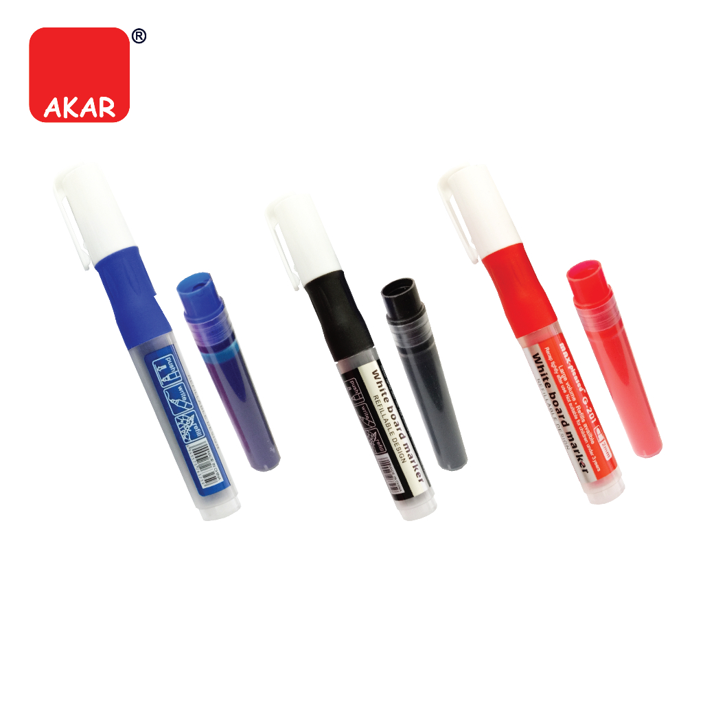 Pen Marker Papan Putih 2mm – Boleh Isi Semula + 1 Refill | 2mm ...