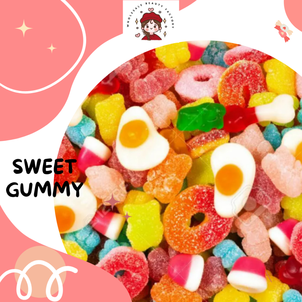 50Gram Gummy Candy Sweets Candy Worm Shaped Bear Shaped StarShape ...