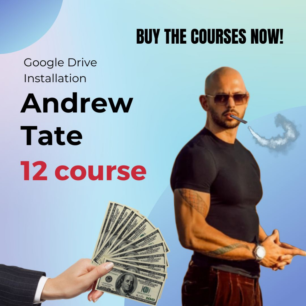 Andrew Tate - 12 Course Bundle (FAST DELIVERY & GOOGLE DRIVE DOWNLOAD ...