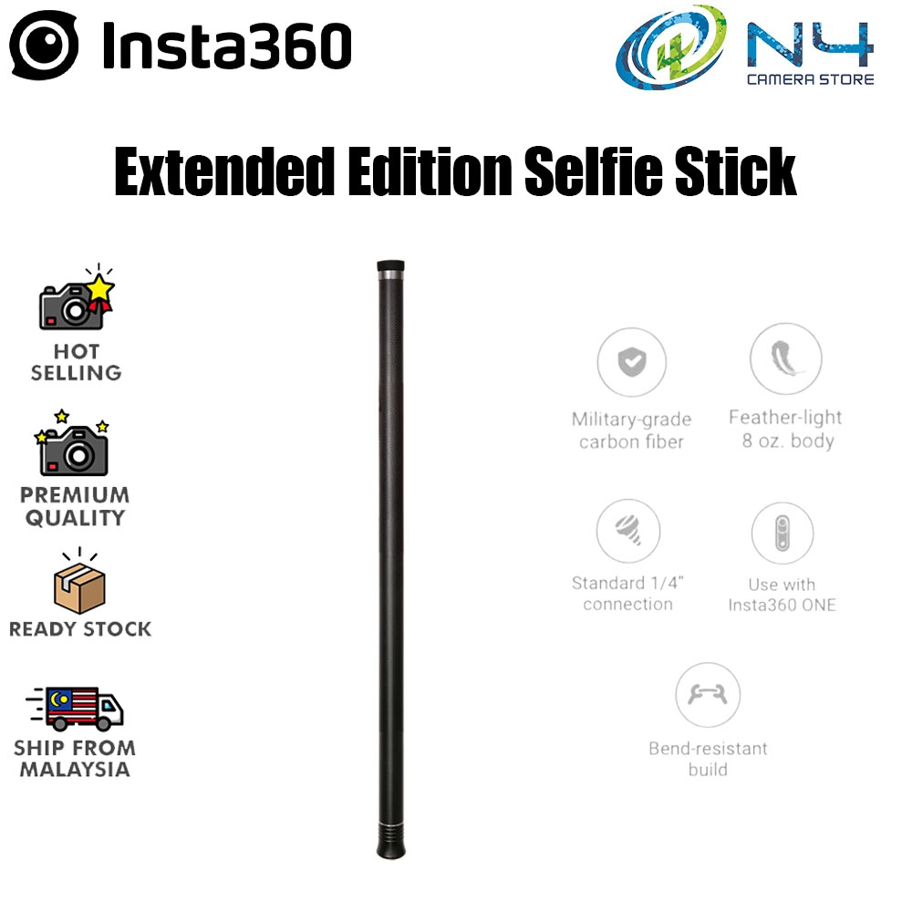INSTA360 Extended Edition Invisible Ultra-long Selfie Stick For ...