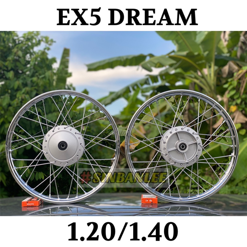AAP Rim Set Honda EX5 Dream Front Rear Wheel Assembly 1.2/1.4x17 Rim ...