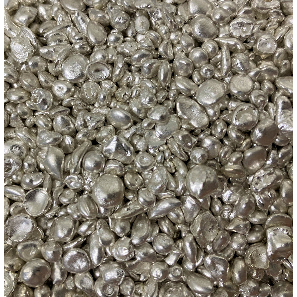 99.9% Pure Fine Raw Silver Granules Grain Shots 999 Beads Material ...