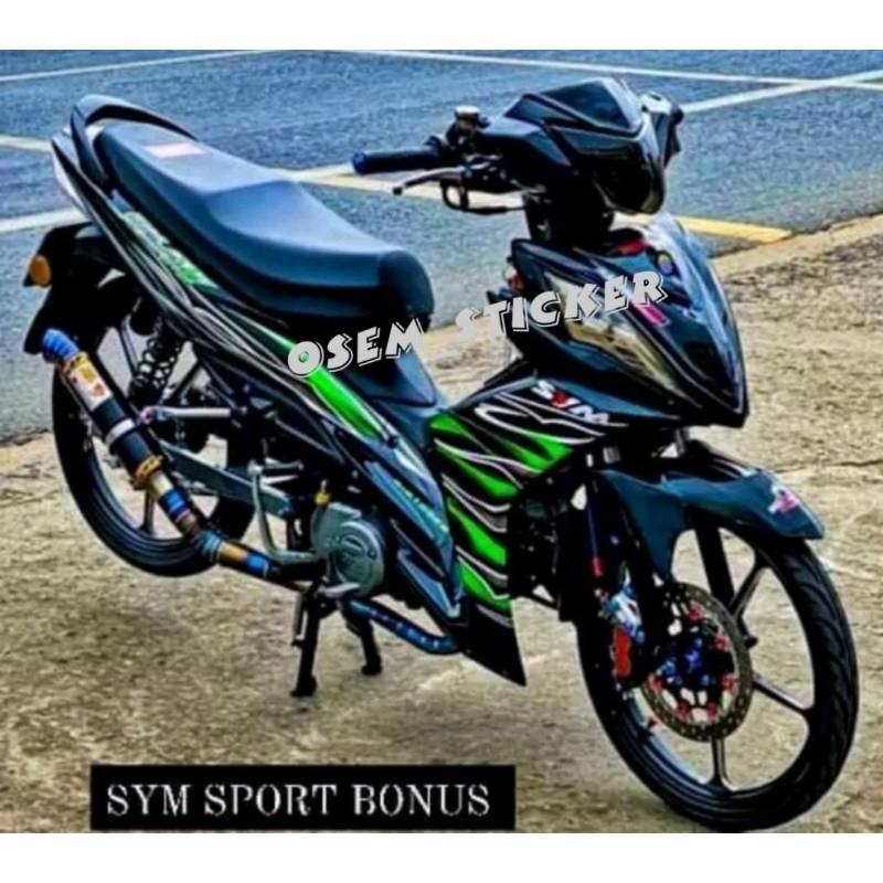 STICKER SYM SPORT BONUS 115/110 API VIRAL | Shopee Malaysia