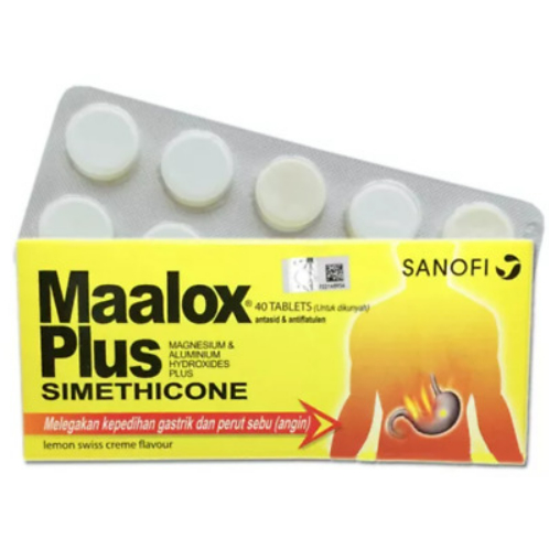 Sanofi Maalox Plus antacid Chewable Tablet 1x10 tab Exp: 06/2025 ...