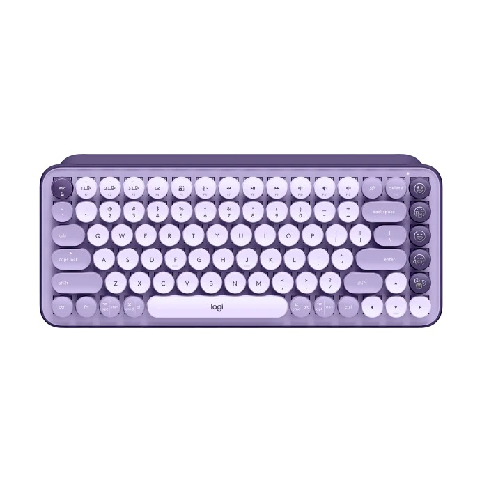 Logitech POP Keys Mechanical Wireless Keyboard with Customisable Emoji ...