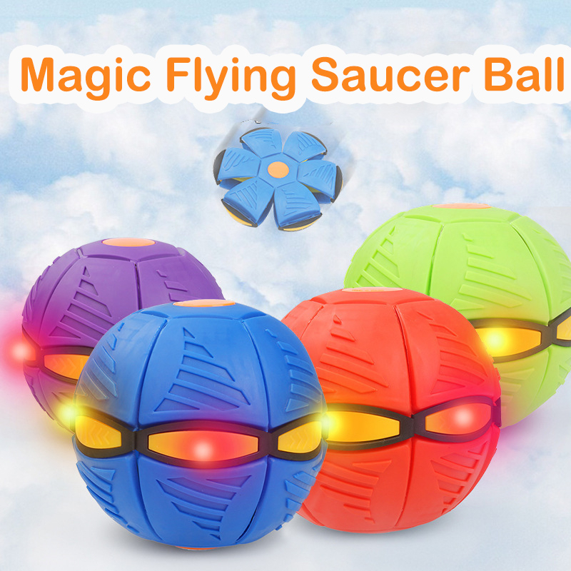 Magic Flying Saucer Ball UFO Flying Ball Outdoor Kid's Sports Balls ...