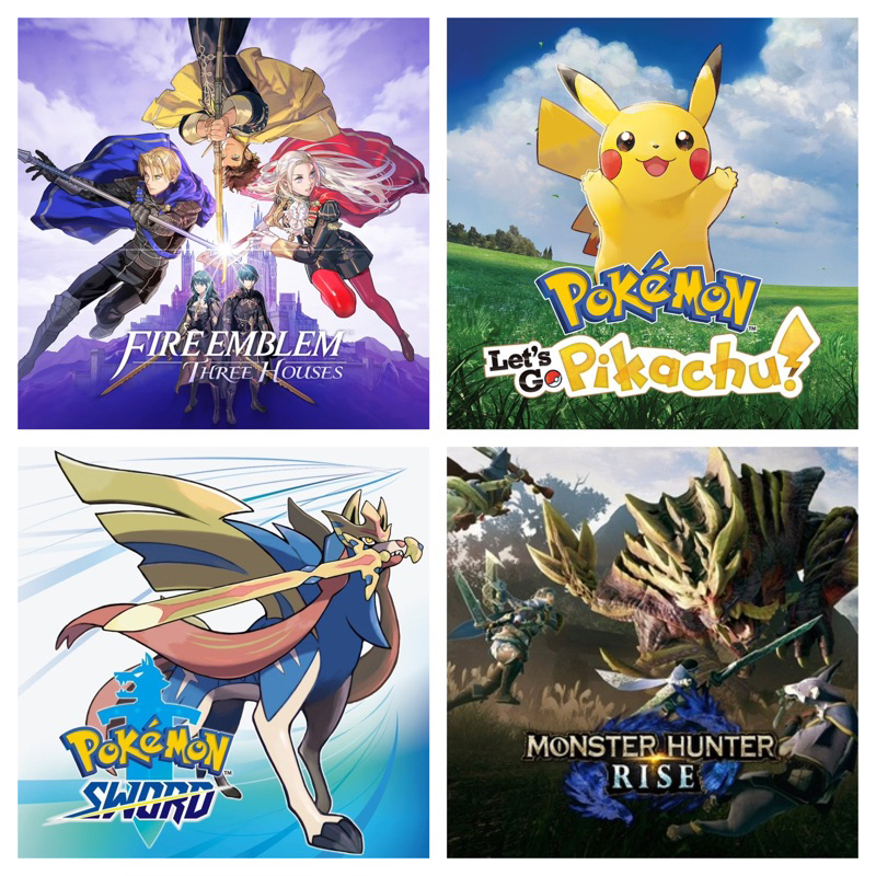 （4in1）Nintendo Switch Digital Fire Emblem: Three Houses， Pokémon: Let's ...