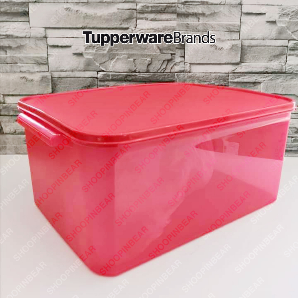Tupperware Jumbo Modular Keeper (1) 15L Bekas Besar Jumbo Purple Red ...