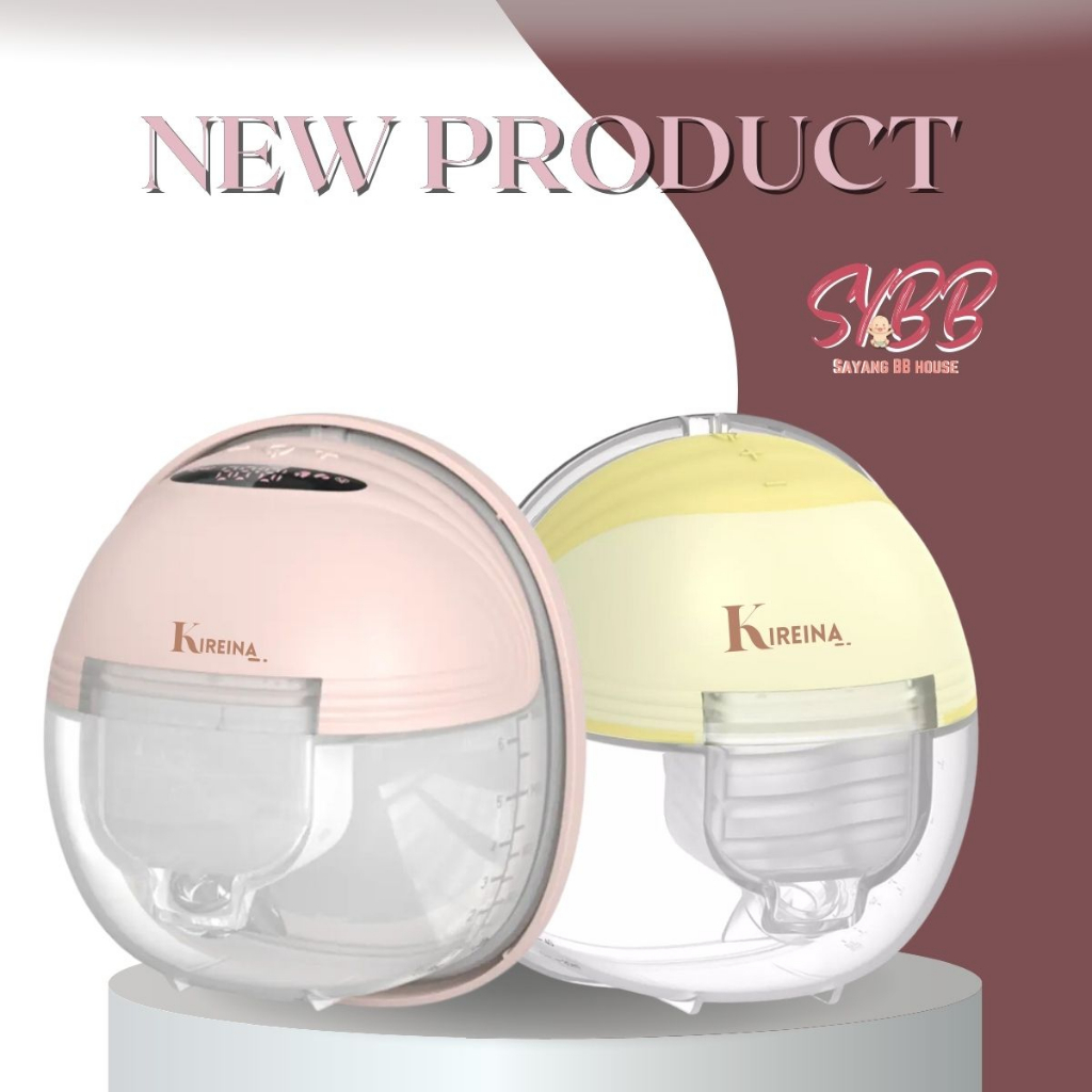 Kireina Lemon Wearable Breast Pump Breastfeeding handsfree Breast pump ...