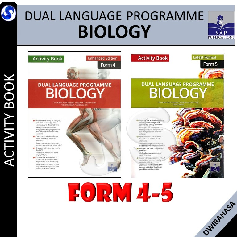 DUAL LANGUAGE PROGRAMME BIOLOGY ENCHANCED EDITION ACTIVITY BOOK FORM 4 ...