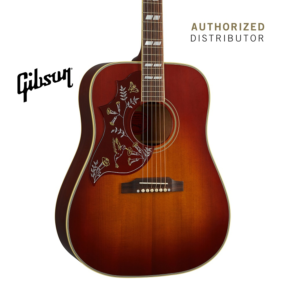 GIBSON 1960 HUMMINGBIRD, FIXED BRIDGE LEFT-HANDED ACOUSTIC GUITAR ...