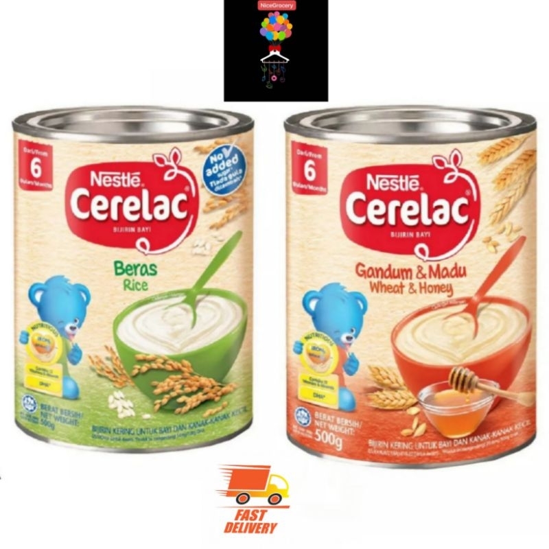 Nestle Cerelac 500g/Tin (Beras /Gandum&Madu) | Shopee Malaysia