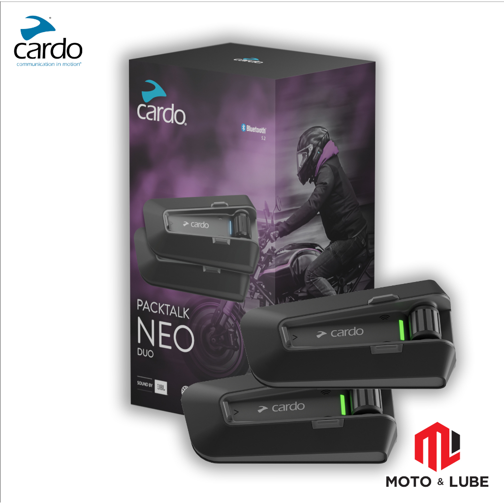 CARDO PACKTALK NEO DUO COMMUNICATION SYSTEM DOUBLE PACK | Shopee Malaysia