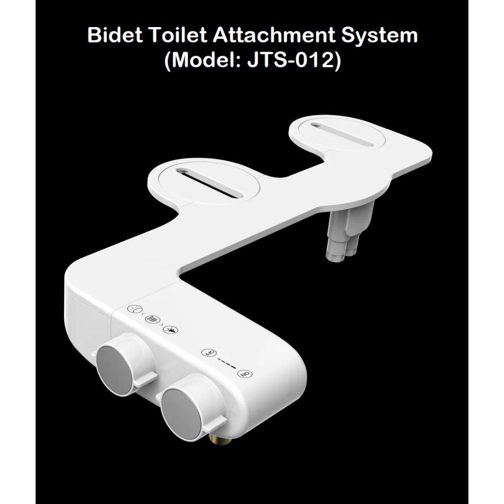 Joylife DIY Easy Installation Non-Electric Dual Nozzle Adjustable Bidet Attachment Toilet System ...