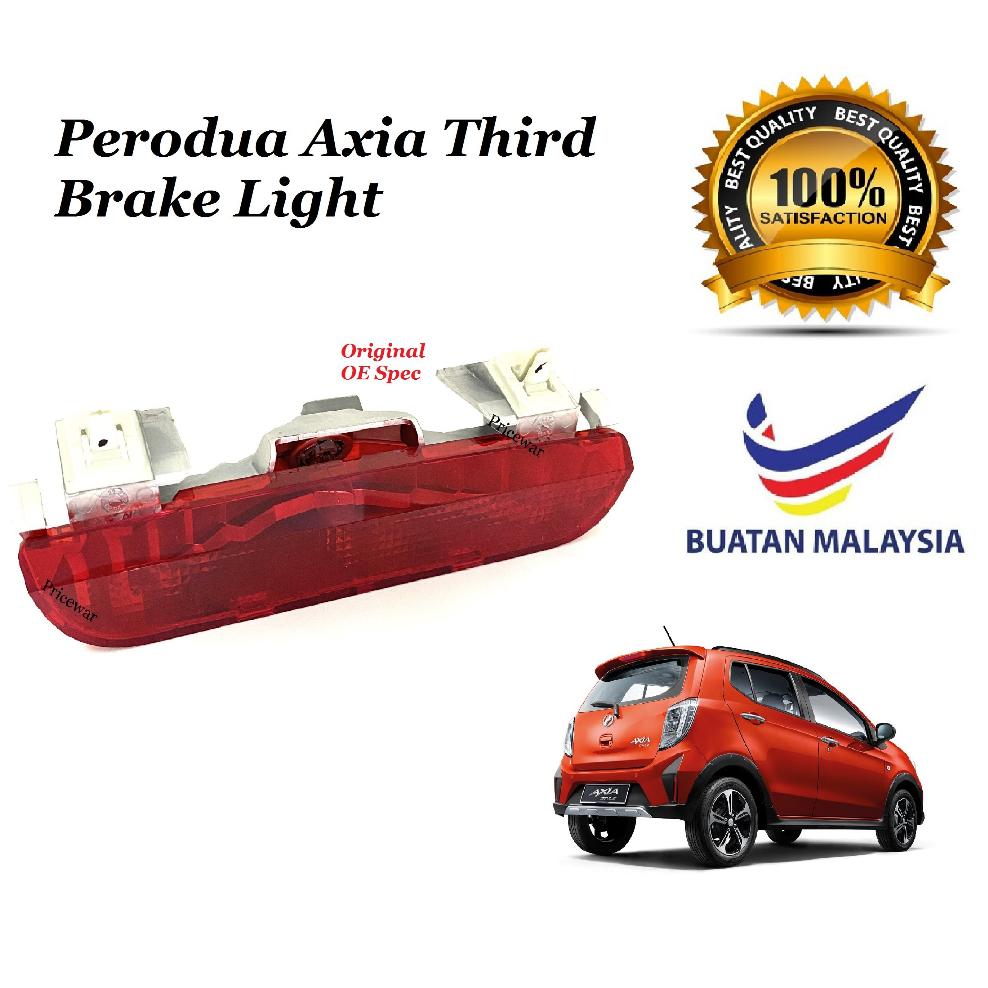 ORIGINAL DELLOYD Perodua Axia Third Brake Light 3rd Brake Light Lampu ...