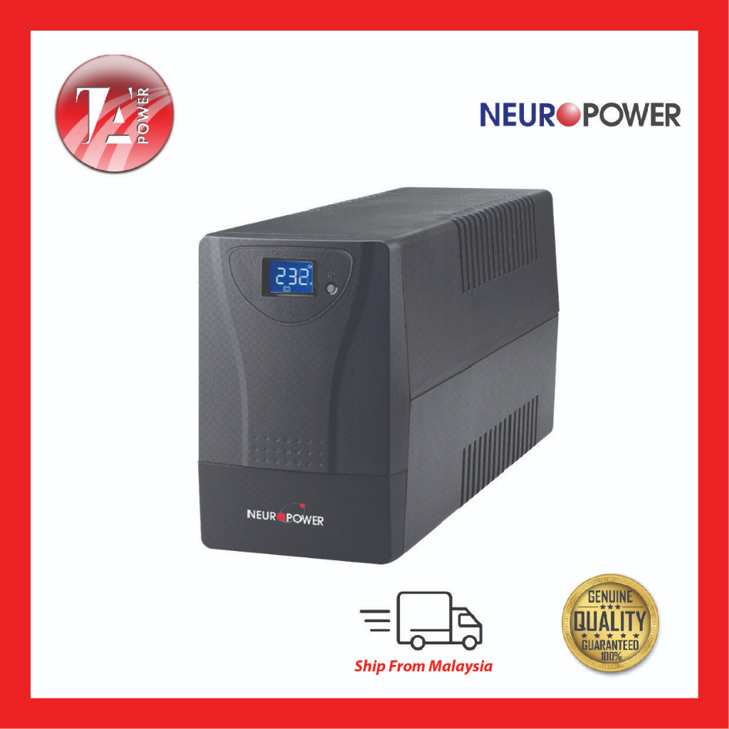 [PRE ORDER] NEUROPOWER Compact Touch 1K25T LINE INTERACTIVE UPS 1250VA ...