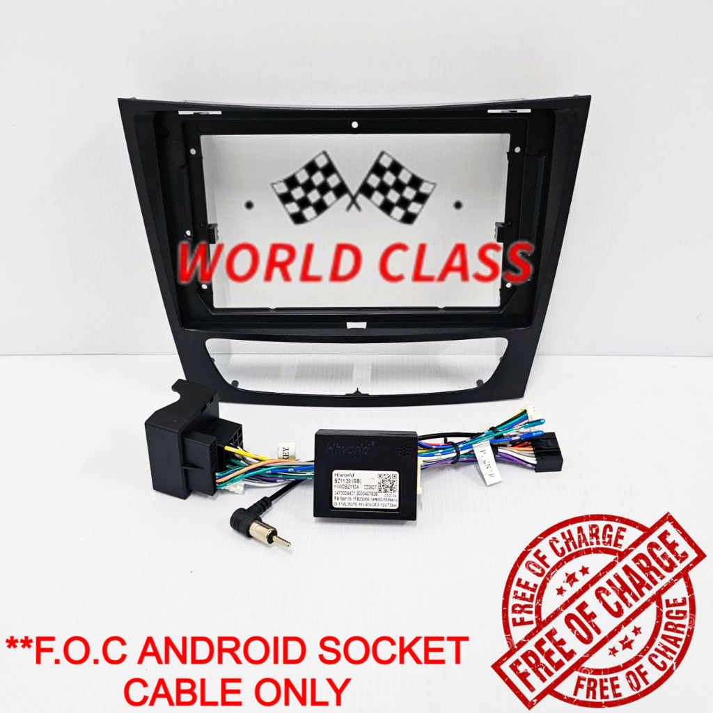 MERCEDES E-CLASS W211 2001-2008 / CLS CLASS C219 9" ANDROID CASING - CG ...