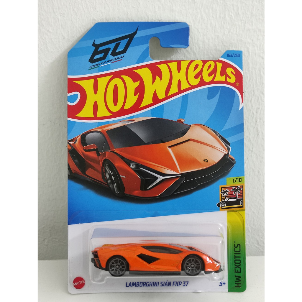 Hot Wheels Lamborghini Sian Fkp 37 Orange | Shopee Malaysia