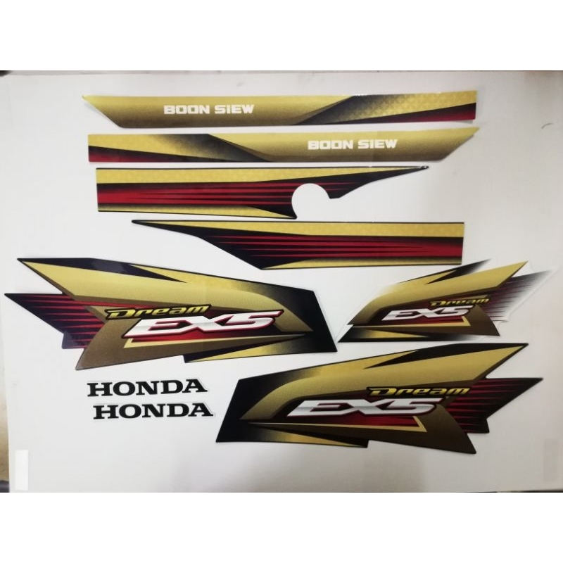 HONDA EX5 ORIGINAL STICKER SET | Shopee Malaysia