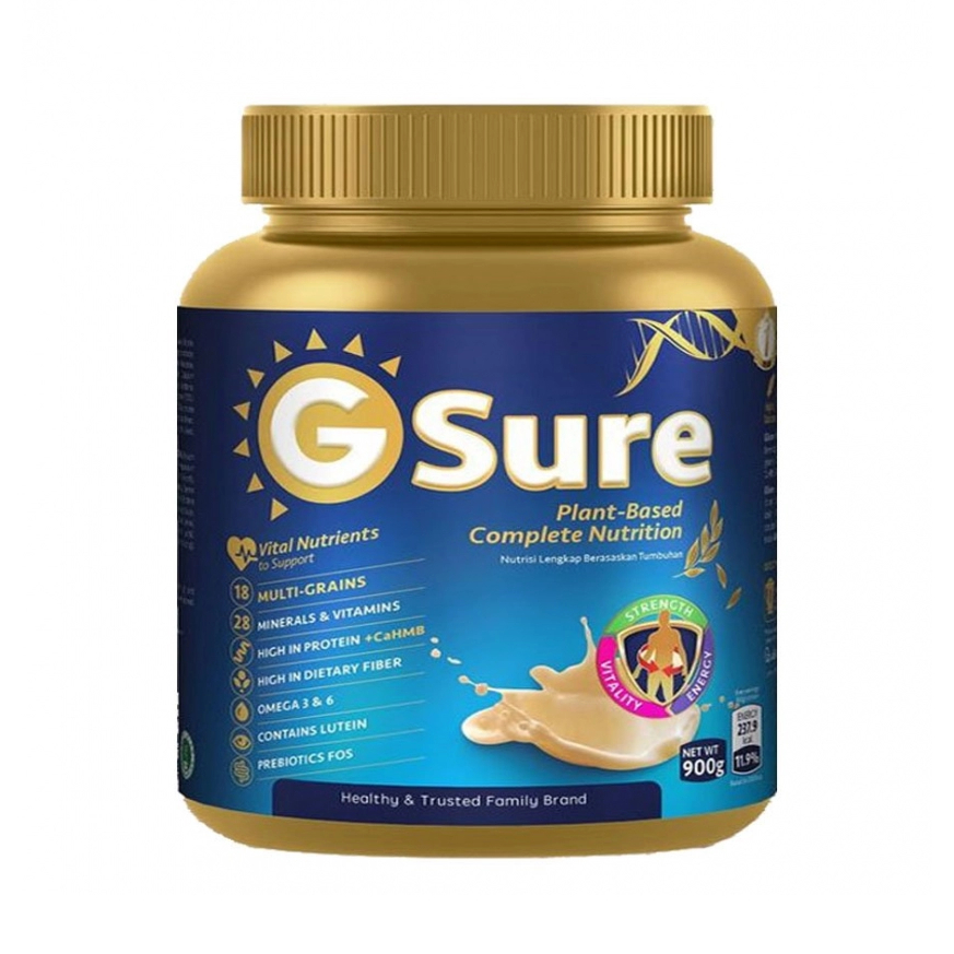 ( NEW PACKING ) GOOD MORNING G SURE PLANT-BASED COMPLETE NUTRITION 900G ...