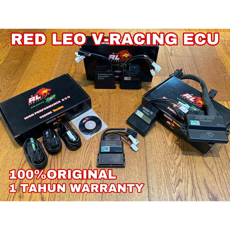 ESR MOTOR RED LEO ECU VRACING/ULTRA PRO FOR Y15ZR Y16ZR LC135 RS150 SRL115 RS150 RSX NVX ...