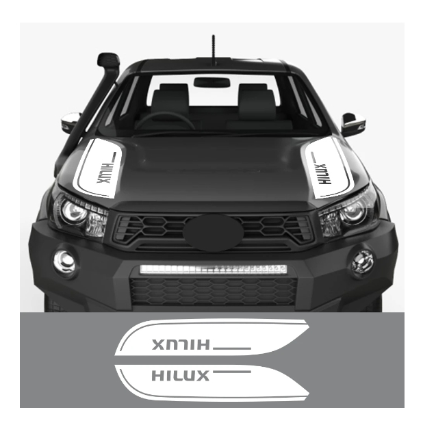 Toyota Hilux Revo Vigo sticker sticker Hood | Shopee Malaysia