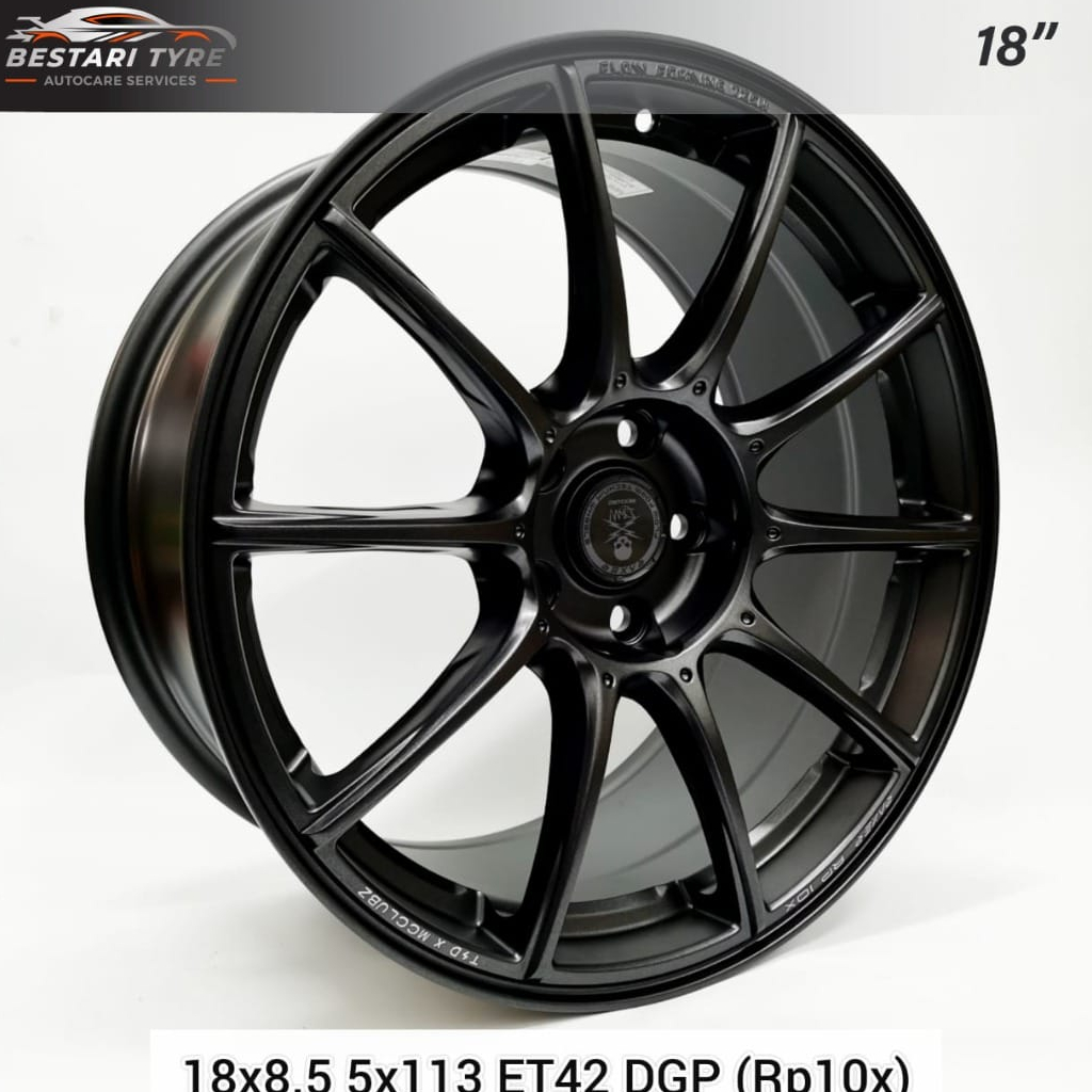 (RP10X) NEW SPORT RIMS LIGHT WHEELS ORIGINAL RAXER FLOW FORMING 18 INCH ...