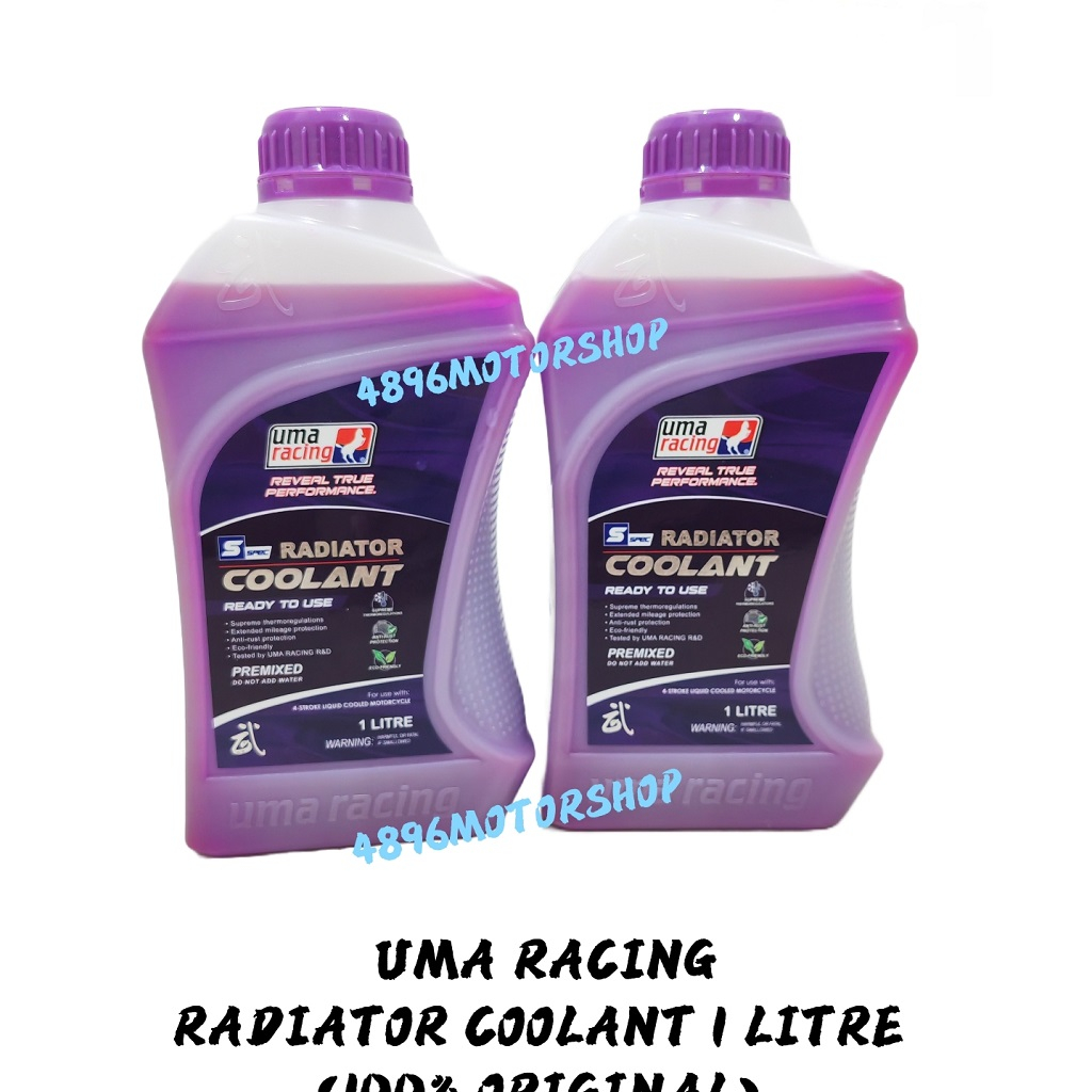 100% ORIGINAL UMA RACING PREMIX RADIATOR COOLANT 1 LITRE HONDA YAMALUBE ...